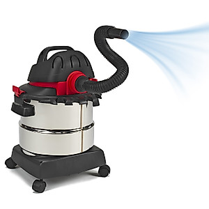 Shop-Vac 5989300 5-Gallon 4.5 Peak HP Stainless Steel Wet Dry Vacuum,Black, Black