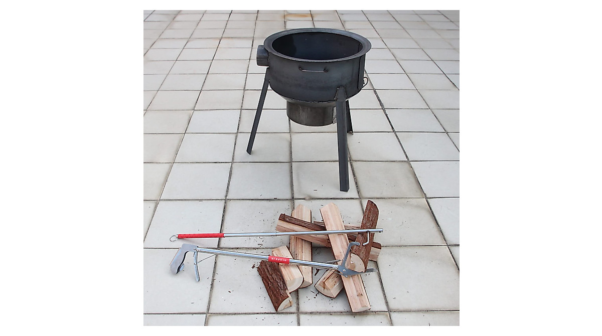RAOMEIDE 30In Fire Tongs - Lightweight Portable Gripper