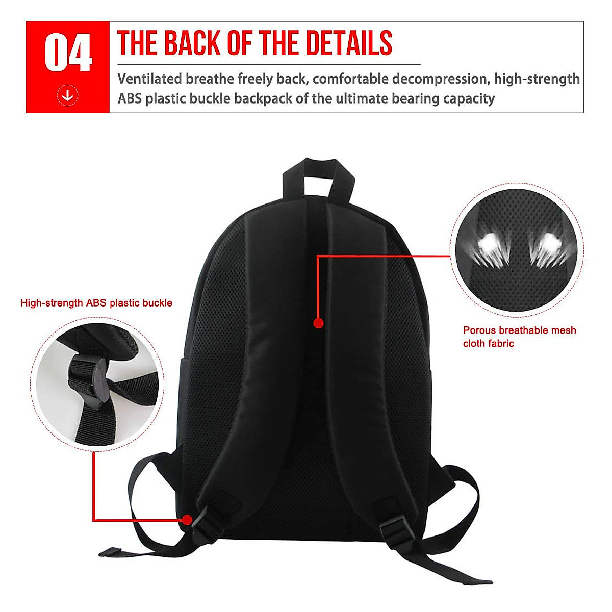 Amzbeauty Cool Dragon Dinosaur School Backpack Book Pack Travel Laptop Backpack Teens Boys Girls Kids Unisex 15.6 Inch