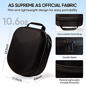 BnLnHOGVR Compact Hard Carrying Case for Meta Quest 3S/Quest 3 VR Headset Lightweight and Portable Protection, Travel Case Storage VR Gaming Headset and Touch Controller Accessories