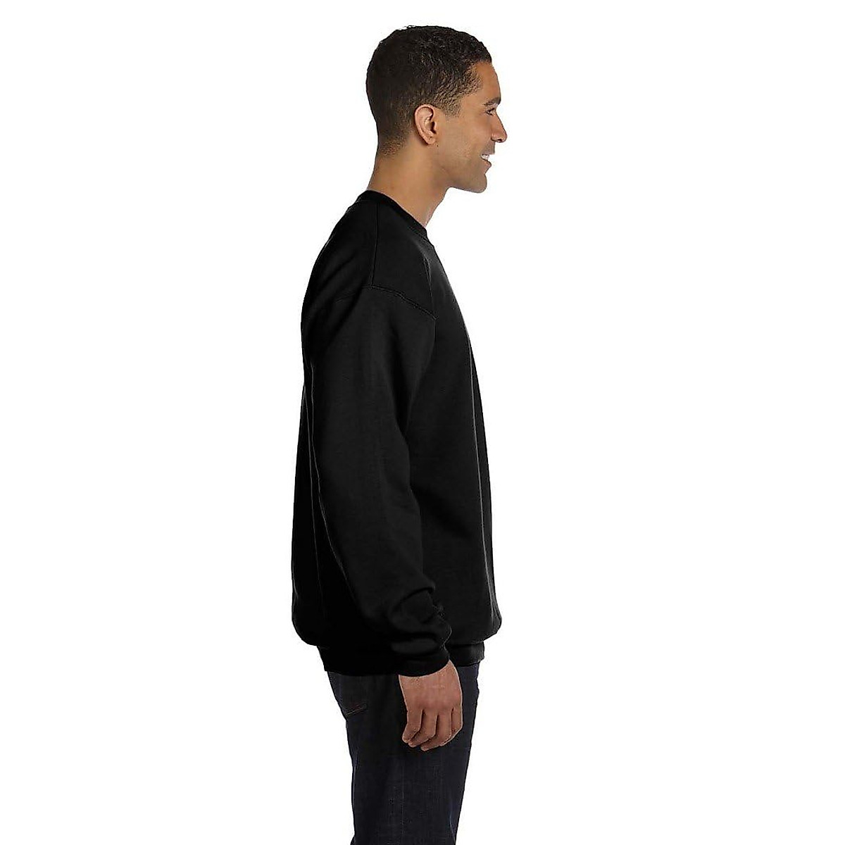 Champion Adult 50/50 Crewneck Sweatshirt, Black - Size 3X-Large