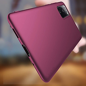 X-Level Samsung Galaxy S20 FE/5G Case - Slim Fit Ultra-Thin Soft TPU, Matte Finish [Guardian Series] - Wine Red