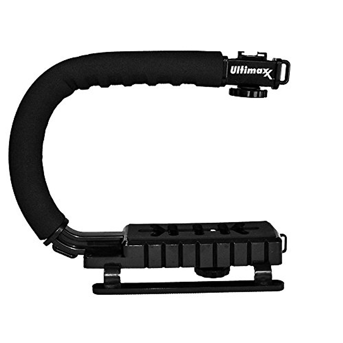 Ultimaxx Stabilizing Handheld Stabilizer Handle Grip with Accessory Mount for Camera, Camcorder, DSLR, DV Video; Compatible for Canon, Nikon, Sony, Panasonic, Pentax, and Olympus Camcorders