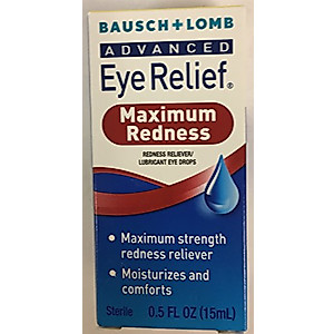 Bausch & Lomb Advanced Eye Relief Redness Maximum Drops - 0.5 oz.