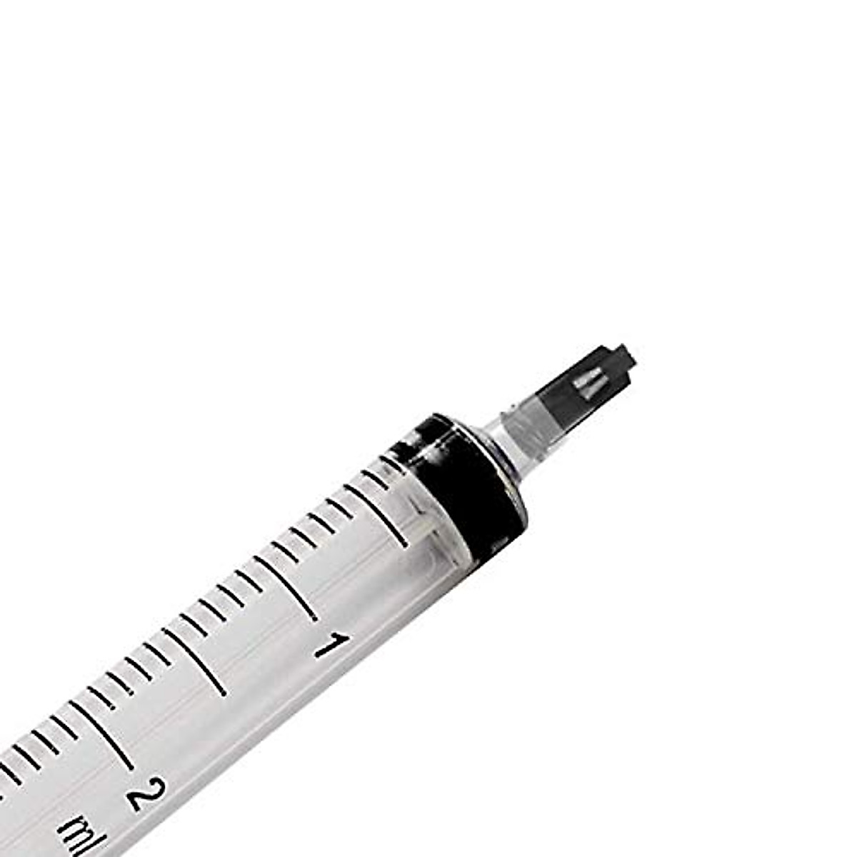 Maxmoral 200pcs Industrial Dispensing Needle Tips Cap with Luer Lock(Black)