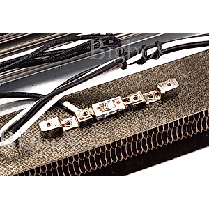 Replacement Fireplace Fan Blower and Heating Element for Twinstar Electric Fireplace, Wood Burning Stove, Blower with Heather Element for Twin Star 28E05, 28E05R, TS-001, 23EF010GAA Electric Fireplace