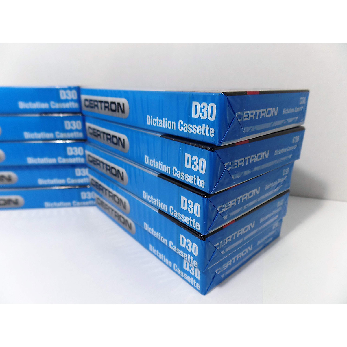 Certron Blank Recording Audio Cassette D30 Minutes - 10 Cassettes per Order