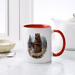CafePress Grizzly Bear Mug Ceramic Coffee Mug, Tea Cup 11 oz