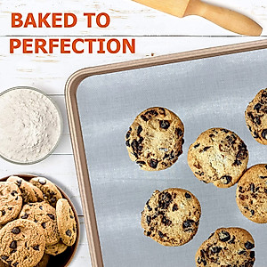 Silicone Baking Mat Roll, Cut to Size Silicone Mat, Non-slip Silicone Pastry Mat, Non-Stick Reusable Air Fryer Liner, Counter Mat, Oven Liner, Freeze Dryer Mat - 12IN x 8FT