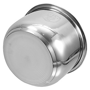 RORPOIR Rice Cooker Liner 2L Cooker Inner Tank Rice Cooker Accessories Electric Cooker Accessories Inner Rice Cooker Pot Power Cooker Parts Inner Pot Cooking Supplies Stainless Steel Instant