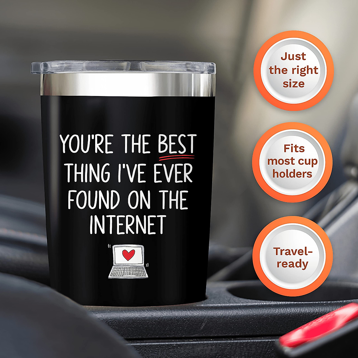 ZAGKOO Anniversary For Him, Her Gifts - Gifts For Boyfriend, Girlfriend, Husband, Wife, Friends - Romantic I Love You Couple Gifts For Him, Her - Birthday Gifts For Him, Her, Men, Women - Tumbler 20oz