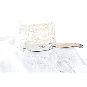 Laguiole Style de Vie Cheese knives Premium Line, set of 3, mother of pearl color