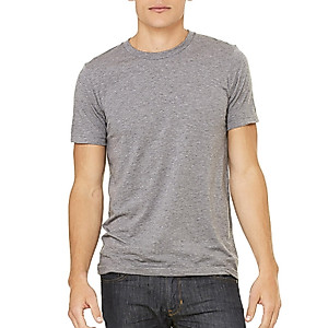 CANVAS Triblend V-Neck T-Shirt. 3415 - X-Large - Grey Triblend