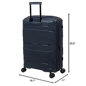 it luggage Momentous 25" Hardside Checked 8 Wheel Expandable Spinner, Tibet Lan