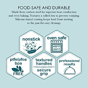 Chicago Metallic Everyday Non-Stick Pizza Crisper. Perfect for making homemade pizza, baking frozen treats reheating meals, and more