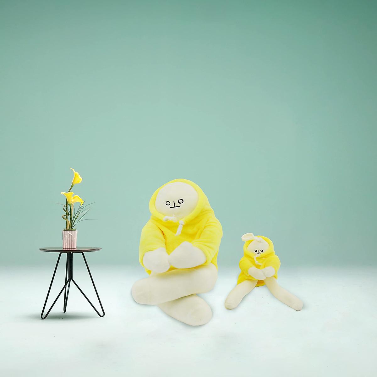 Kahopy Plush Toy Stuffed Doll with Magnet Pose Changeable Funny Doll Man Decompression Toy Birthday Party Festivals Gifts (7.5 in)