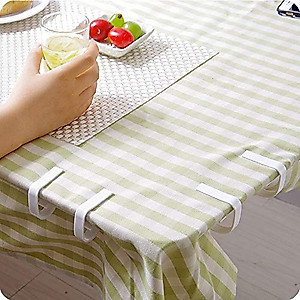 Panykoo Plastic Tablecloth Clip, Used for Restaurant Banquet Wedding Graduation Party and Outdoor Picnic Table Cloth Fixing (4 PCS)