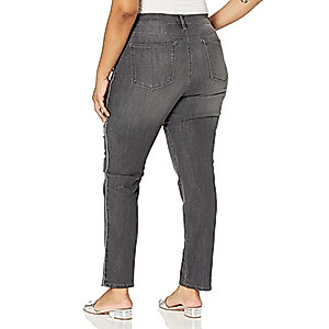 Gloria Vanderbilt Women's High Rise Skinny Jean, BOSPHORUS-Lurex Piping, 8