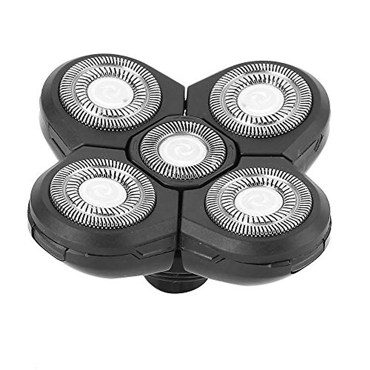 5 Head Replacement Blade For,ANGGREK 5 Head Replacement Blade Universal Electric Beard Shaver 5 Blade Rotating Head Waterproof Accessory Replacement Cordless Shaver Repl(Spare 5