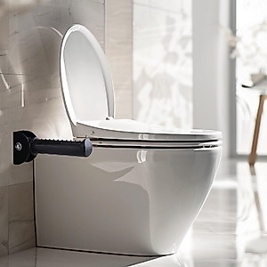 Doorway Stair Assist Handle, Handicap Grab Bars for Wall, Non-Slip Grab Bar for Elderly, Seniors, Injured and Handicap People, Support Up to 300 Pounds, Black