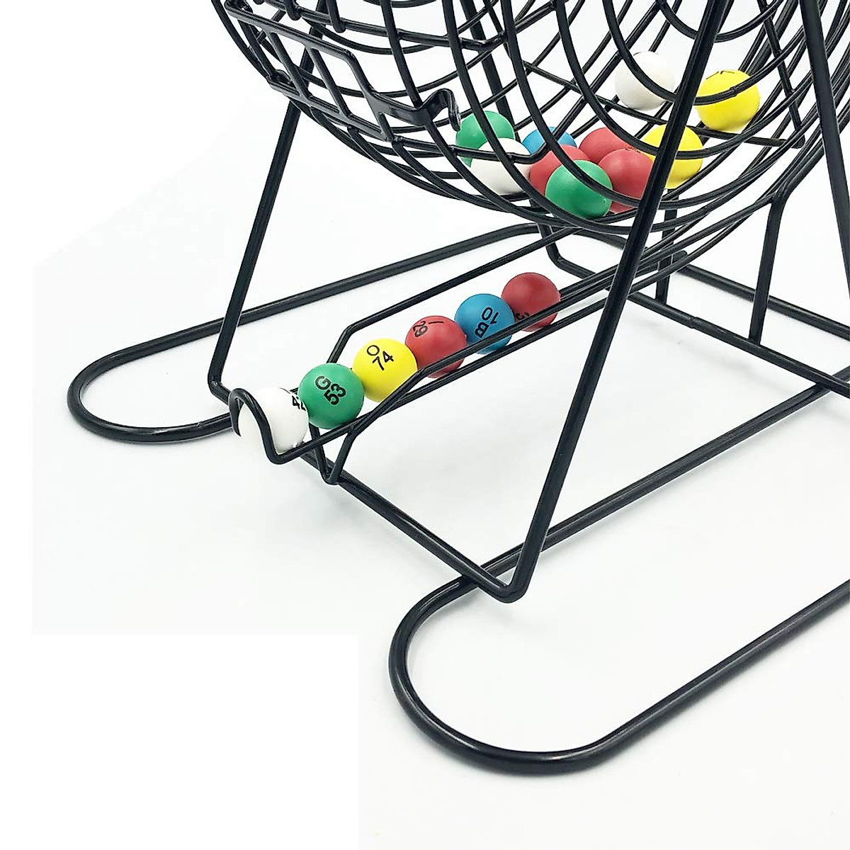 Yuanhe 7/8 Inch Bingo Balls for Jumbo Bingo Cages and Bingo Boards, Easy Read, 75 Count, Perfect for Parties,Bingo Nights, Raffles,Lost Bingo Ball Replacements