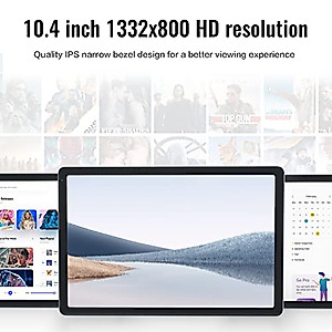 Coolfan 10.4 inch 32GB Tablet Android 11 Quad Core 6000mAh 1332x800 HD IPS Tablets (Gold)