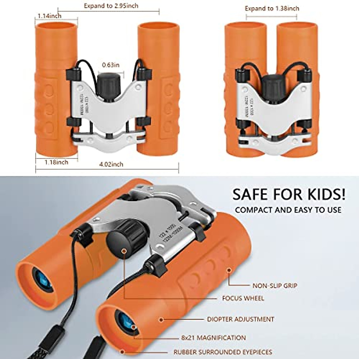 OuYteu Binoculars 122x1000 Compact with Clear Low Light Vision, Large Eyepiece Waterproof Binocular for Adults Kids,High Power Easy Focus Bird Watching,Outdoor Hunting,Travel,Sightseeing1