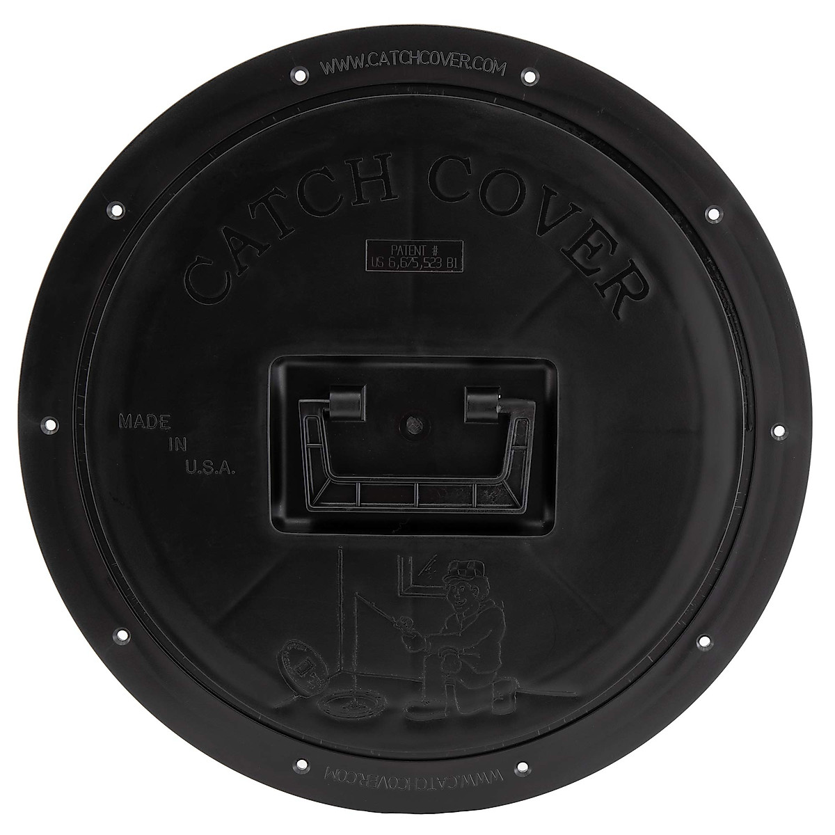 RecPro Ice Fishing Round Hole Cover Lid Catch Cover CC01 | for Fish Houses | Ice Fishing Gear and Accessories