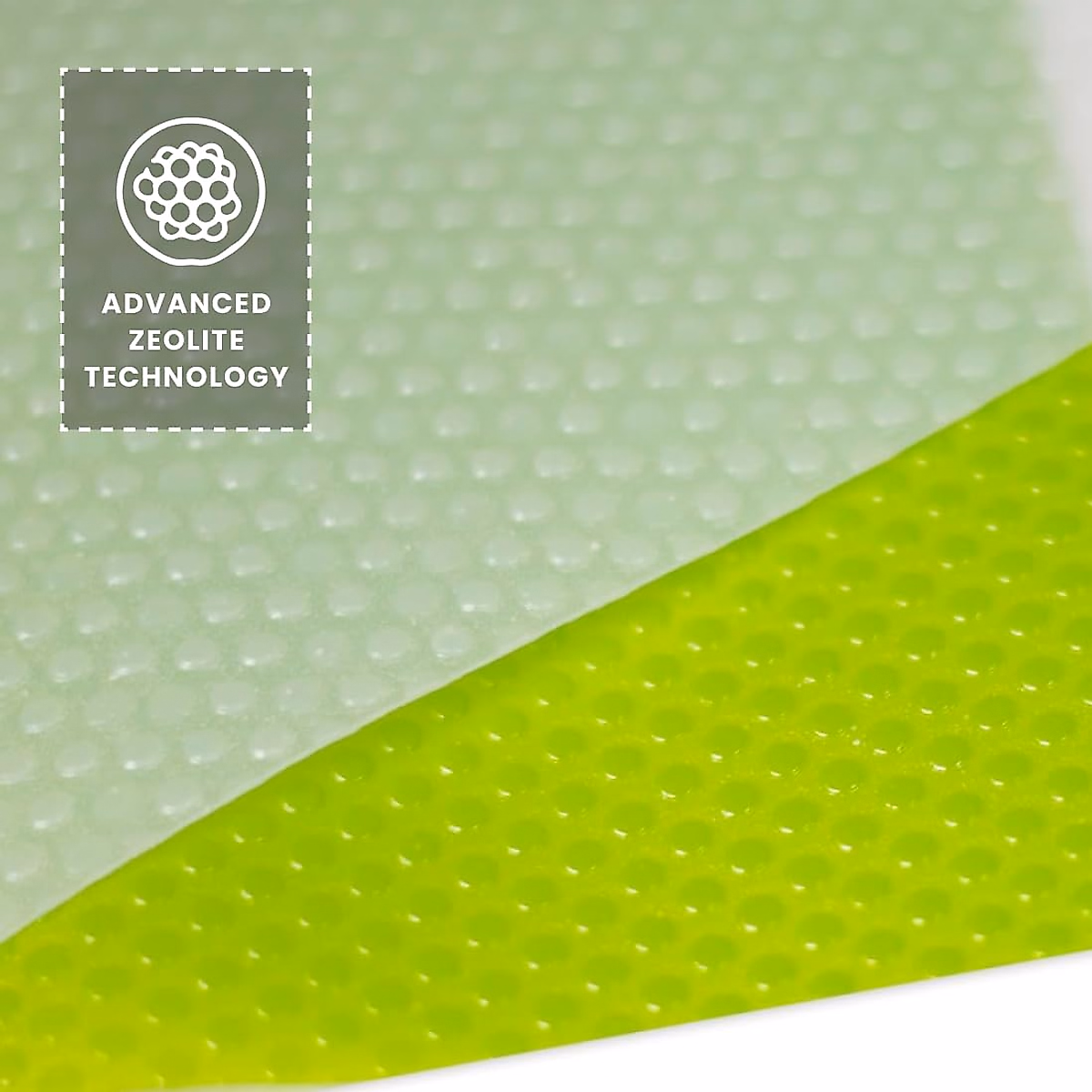 Grand Fusion Fresh Fruits Refrigerator Drawer Liner, Fridge Liners, Keep Your Produce Fresh and Juicy, Easy-to-Clean, Green, Pack of 4