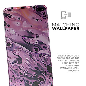 DesignSkinz Blurred Abstract Flow V51 Protective Vinyl Decal Wrap Skin Cover Compatible with The Samsung Galaxy S20 (Screen Trim & Back Glass Skin)