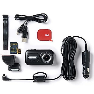Nextbase 322GW Dash Cam and 32G Micro SD Card Bundle - Full 1080p/60fps HD Recording in Car Camera- 6 Lane Wide Front View- Wi-fi GPS Bluetooth- Parking Mode- Night Vision- Loop Records