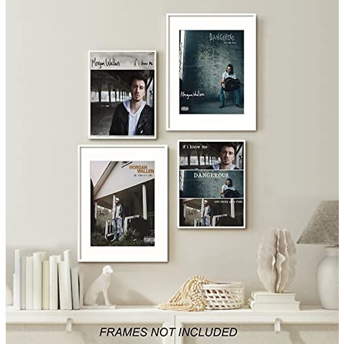 IZOOMIHOME Morgan Poster Wallen Music Album Cover Limited Edition Posters, Music Posters (Set of 4, 8in x 10in, Unframed) (Morgan Poster)
