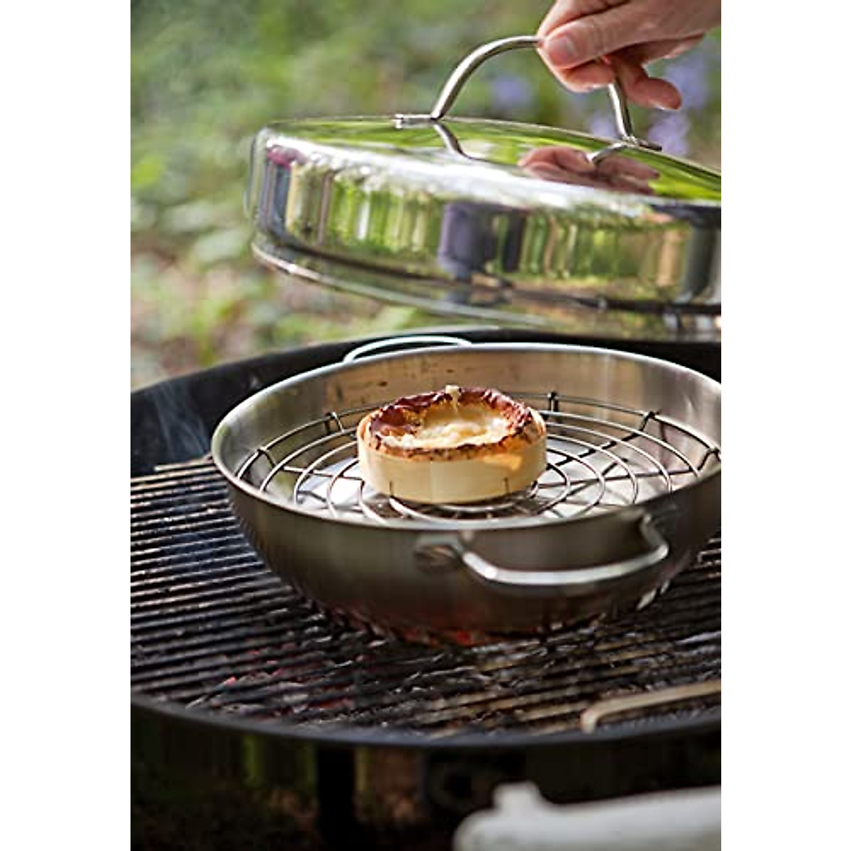 Demeyere Resto 4-pc Stainless Steel Stovetop Smoker Set