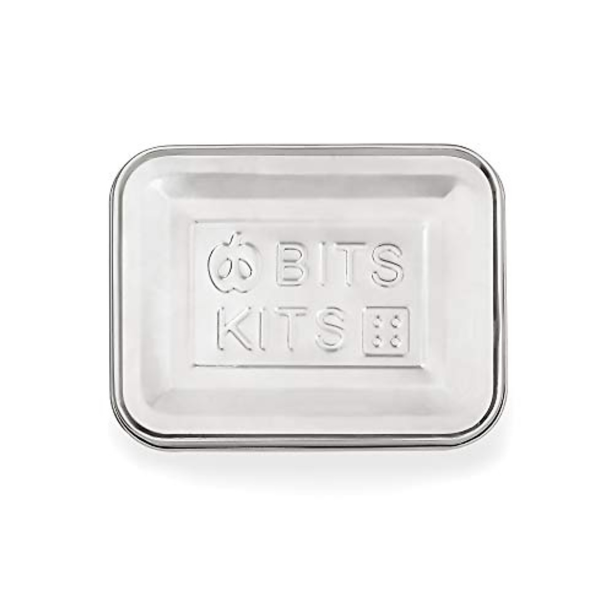 Bits Kits Stainless Steel Bento Box Lunch and Snack Container for Kids and Adults, 4 Sections