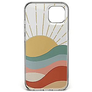 Casely iPhone 13 Sun-Themed Case | Colorblock Sunset Sunrise Pattern | Drop Test Certified & Camera Lens Protection