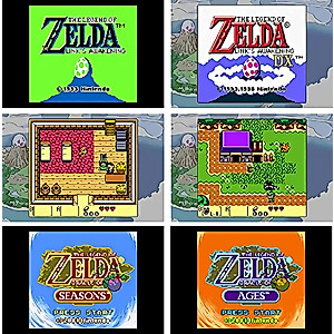 Biolanny Zelda Collection Multicart Version 5-in-1 Gameboy Advance GBA,Classic Third-Party Games Cards Cartridge,Compatible with GBM/GBA/SP/NDS/NDSL,Great Gifts for Game Players