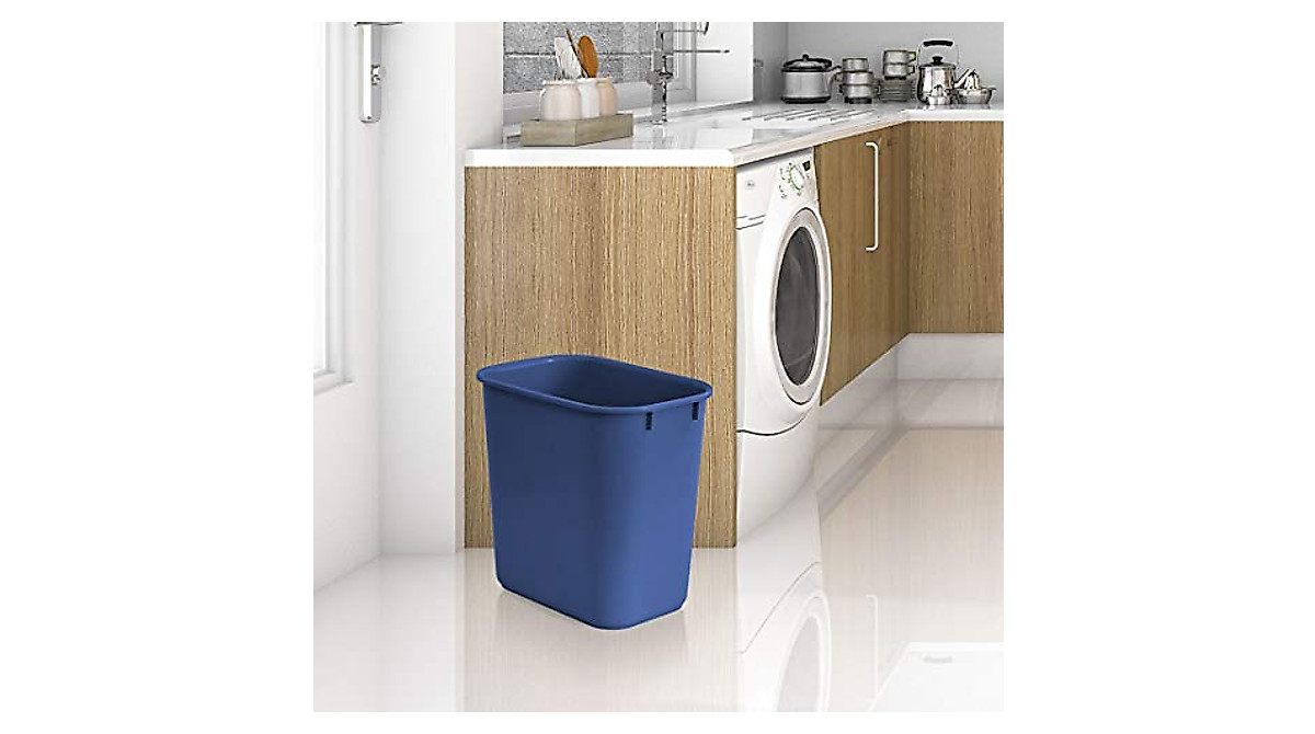 Acrimet 27QT Blue Wastebasket Set of 4