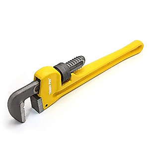 Tradespro 830914 14-Inch Heavy Duty Pipe Wrench , Yellow
