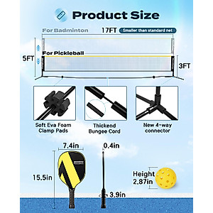 AboveGenius Pickleball Parent-Child Set