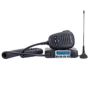 Midland – MXT115 - 15 Watt GMRS MicroMobile Two Way Radio - Off Roading Outdoor RZR Farm, Trails Radio - 8 Repeater Channels Extended Range - External Magnetic Mount Antenna - NOAA Weather Alerts