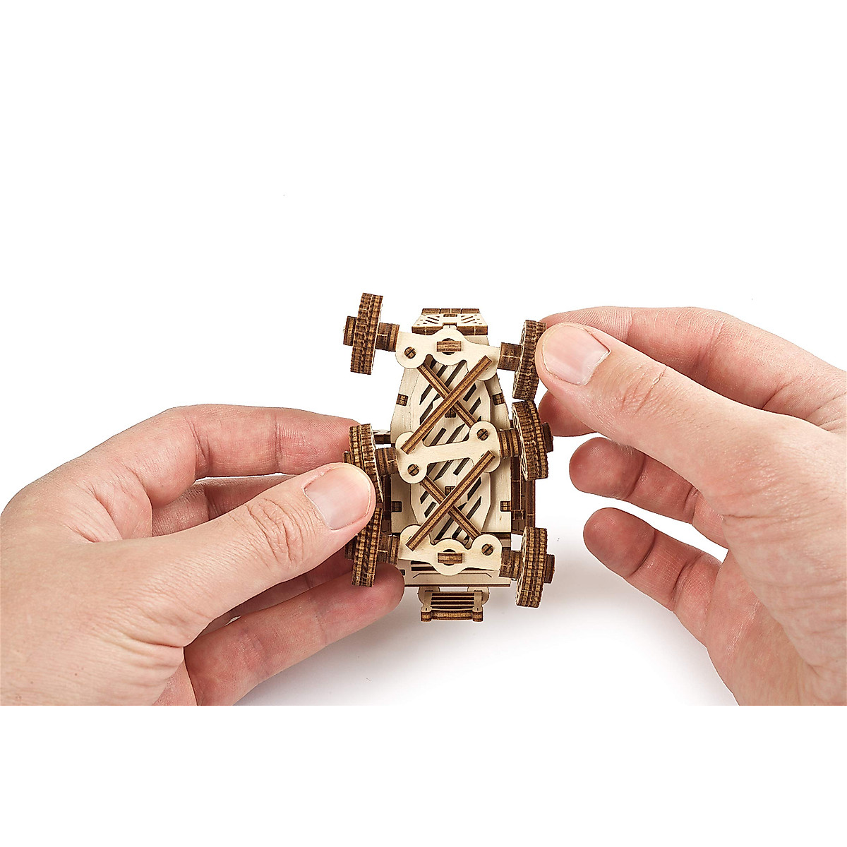 UGEARS Science STEM Mars Rover, DIY Engineering Activity, STEAM School Project, Mechanical Wooden Puzzle, Eco Building 3D Toy, Educational Gift for Kids & Teen, Boy Girl, Self-Assembly Craft Kit