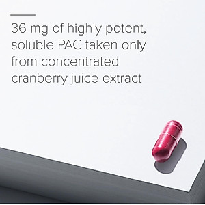 Solv Wellness Ellura Clinically Proven Cranberry Supplement: Get Ahead of UTIs with 36mg of 100% Bioavailable PAC, 30 Capsules
