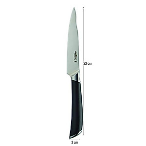 Zyliss E920273 Comfort Pro Paring Knife | 11 cm/4.5 Inch | German Stainless Steel | Black Handle | Professional Kitchen Knife/Vegetable Knife | Dishwasher Safe | 25 Year Guarantee