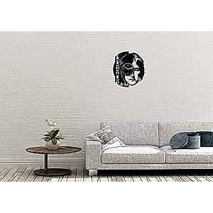Kovides J. Lennon Vinyl Wall Clock The Beatle Home Decor Beatle Wall Art Music Clock John Lenno Xmas Idea for Fan Rock Band Art Beatle Vinyl Record Clock J.Lennon Birthday for Man