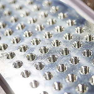 uxcell M6 x 1.0 Spiral Point Threading Tap, H2 Tolerance High Speed Steel TICN Coated, Round Shank with Square End, Metric Screw Taps Tapping Bit for Machinist Thread Repair, 2pcs