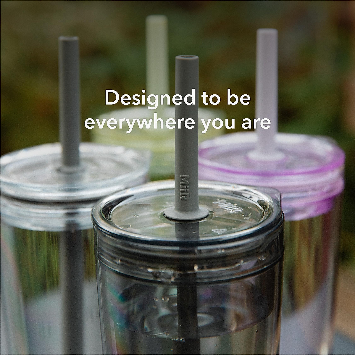 MiiR Everywhere Straw Tumbler 16oz - Durable Double Wall Tumbler with Lid and Straw, Lightweight, Shatter-Resistant, Perfect for On-the-Go Sipping