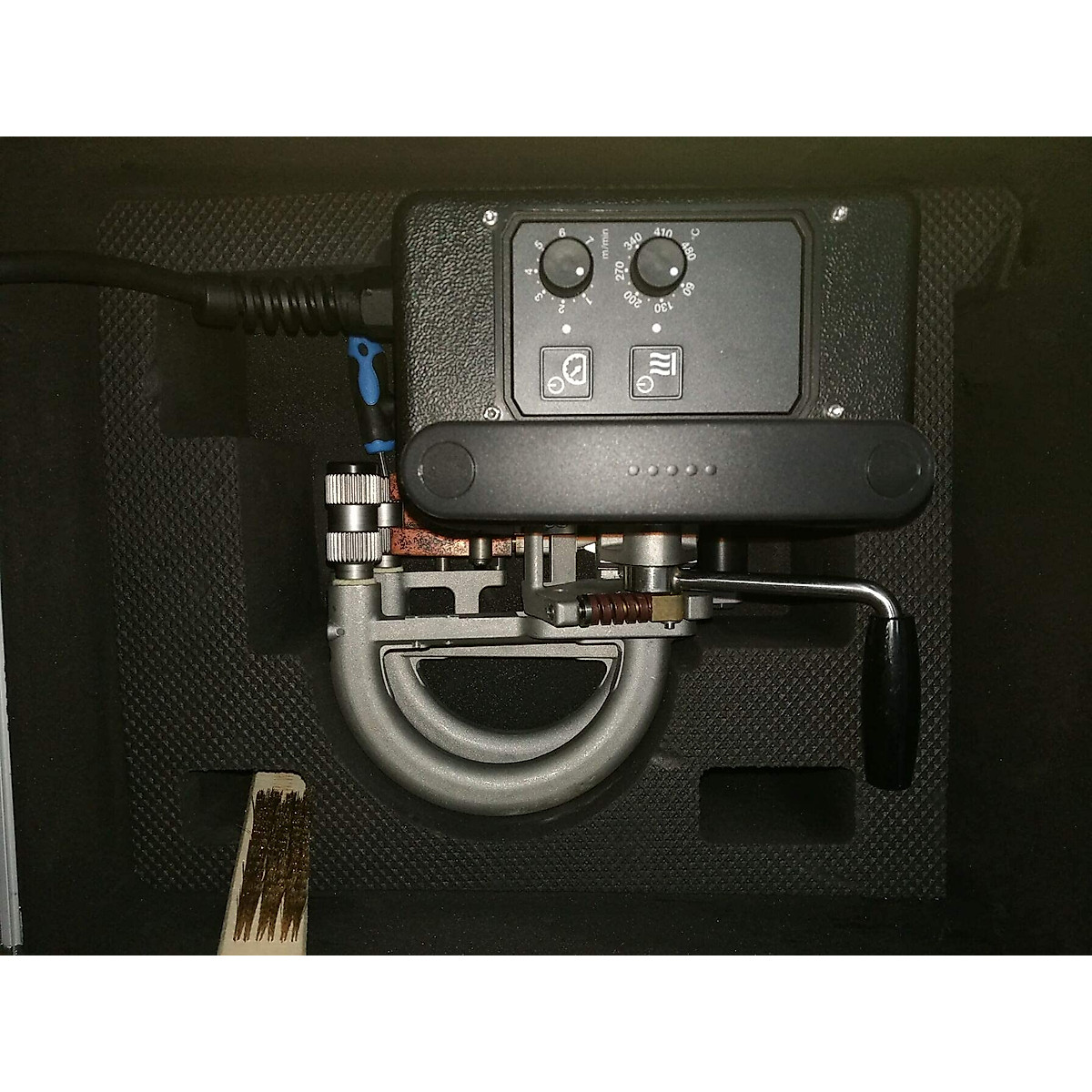 Weldy Miniwelder GEO2, Automatic Hot Wedge Welder Welding Machine, High Powerful Waterproof Membrane Hot Wedge Welder for Weld Fish Farm, Water Tanks, Gardening and Other Industries