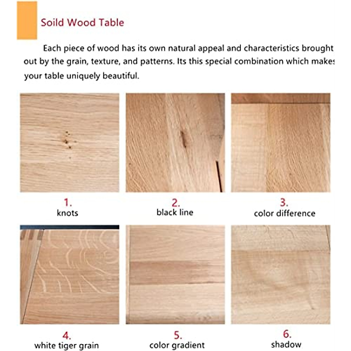 Farmhouse Soild Wood Dining Table BIGMAII Mid-Century Modern Oval Dinette Table Rustic Wooden Kitchen Table with Double Pedestal for Dining Room - 70.9”