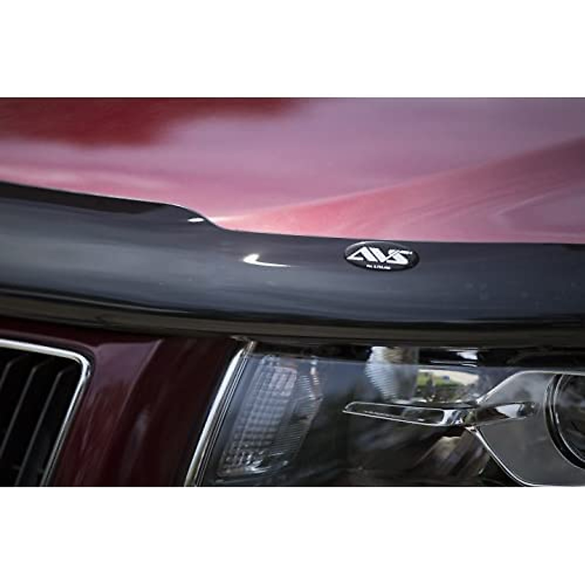 Auto Ventshade [AVS] Bugflector II/Hood Shield | High Profile, Dark Smoke | 25318 | Fits 2011-2018 Grand Caravan, 2011-2016 Town & Country