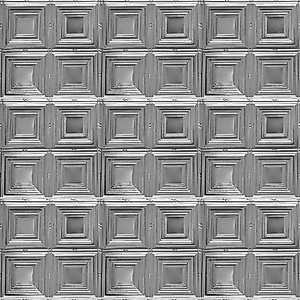 Cubism 2 ft. x 2 ft. Tin Plated Steel Wall and Ceiling Patterns Nail Up Steel (Unfinished) 6 Pack